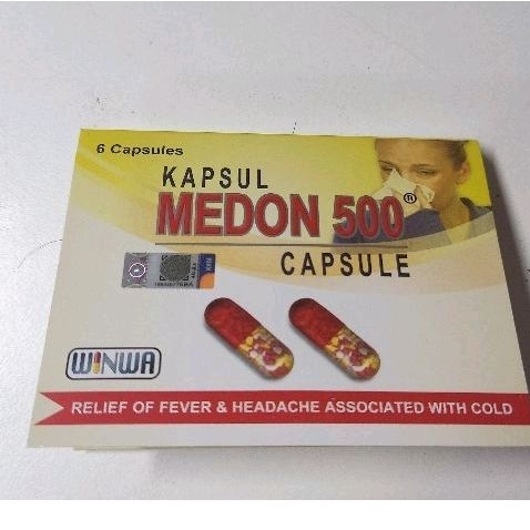 WINWA Kapsul Medon 500 capsule 美通伤风丸(6 capsule) | Shopee Malaysia