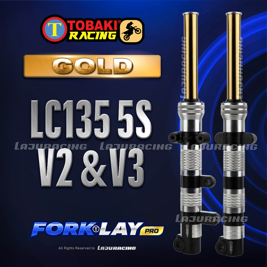 TOBAKI RACING Fork Lay PRO Y15ZR LC135 Y16ZR RSX150 ZX150 KR150 Y15 Y16 LC 4S V1 V2 V7 V8 5S ...