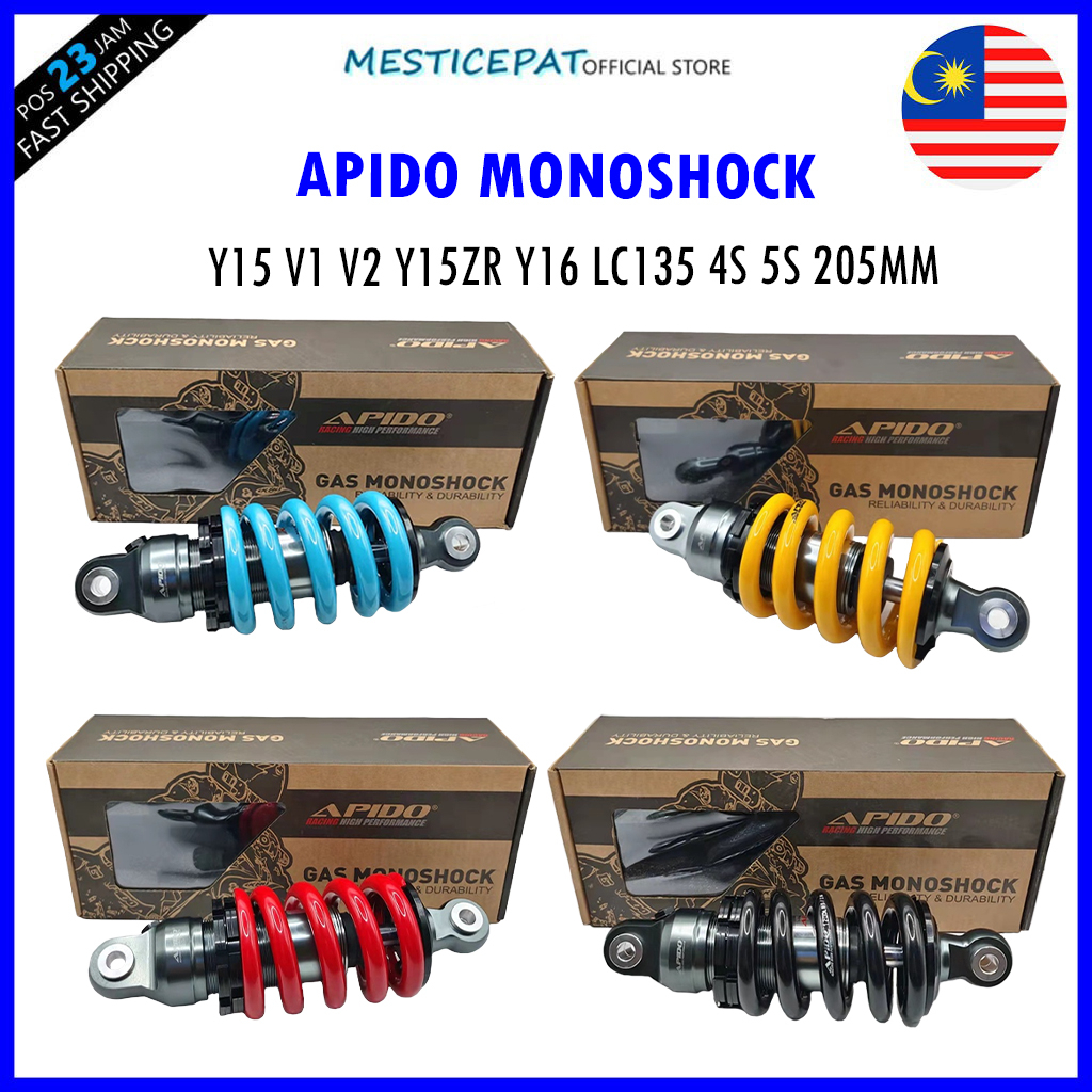 100% ORIGINAL APIDO MONOSHOCK MONO Y15 V1 V2 Y15ZR Y16 LC135 4S 5S ...