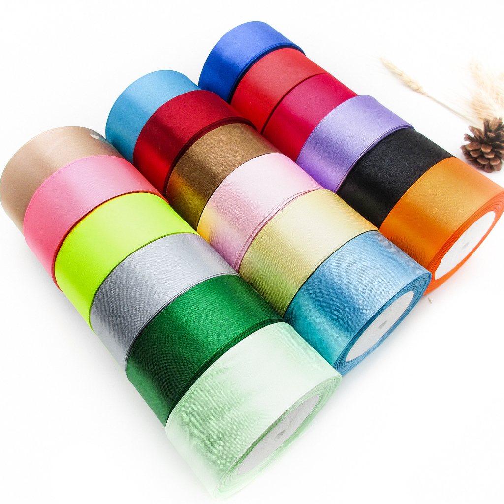 LocalReady Stock 4cm 22m I Satin Ribbon Reben I Hiasan I Birthday I ...