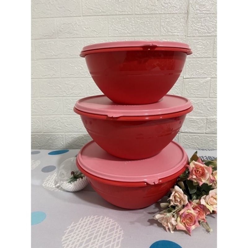 Tupperware Round Wonderlier Bowl 3pcs | Shopee Malaysia