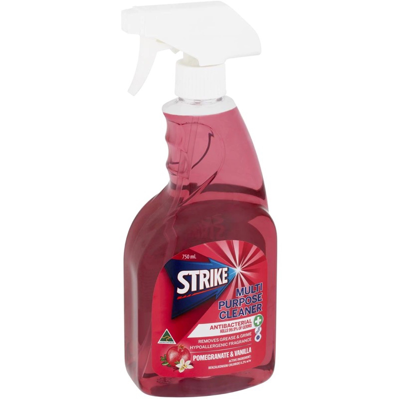 Strike Multipurpose Cleaner Vanilla & Pomegranate 750ml | Shopee Malaysia