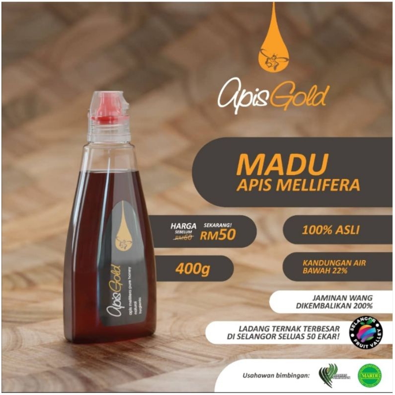 Madu Lebah Apis Gold 400g | Shopee Malaysia