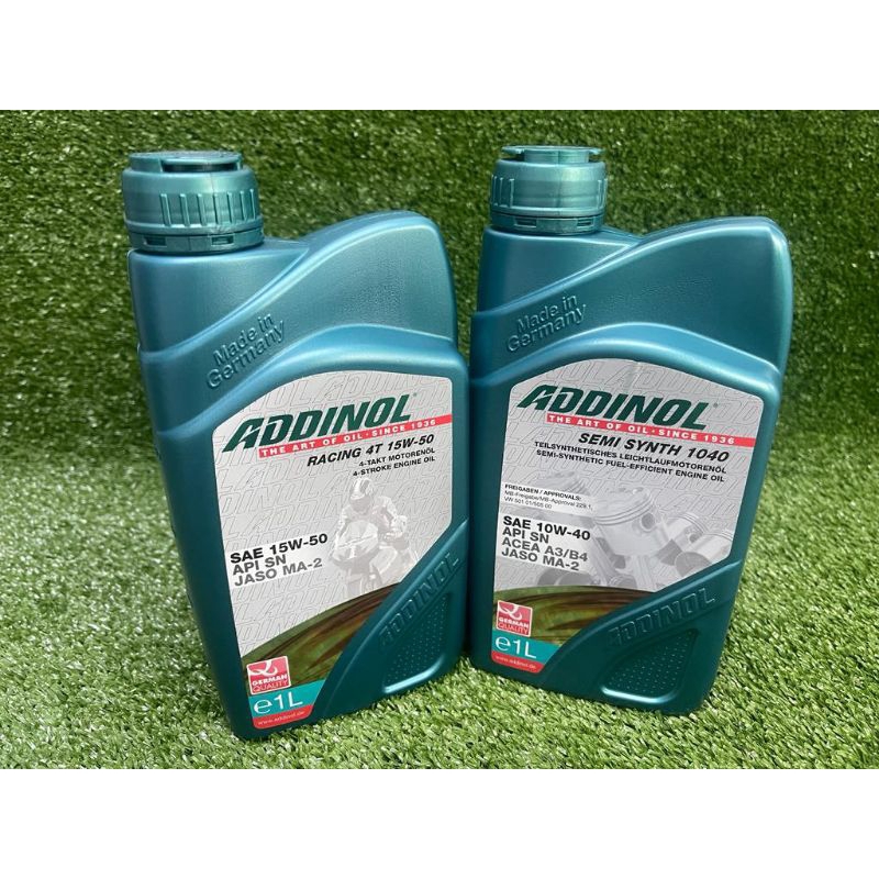 ADDINOL 4T ENGINE OIL SEMI MADE IN GERMANY 10W-40 15W-50 1 LITRE ...
