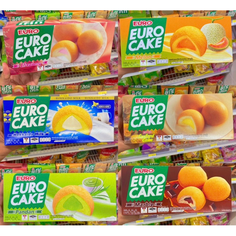 EURO CAKE (24Gx6PCSx144G) 7ELEVEN THAILAND 🇹🇭 HALAL | Shopee Malaysia