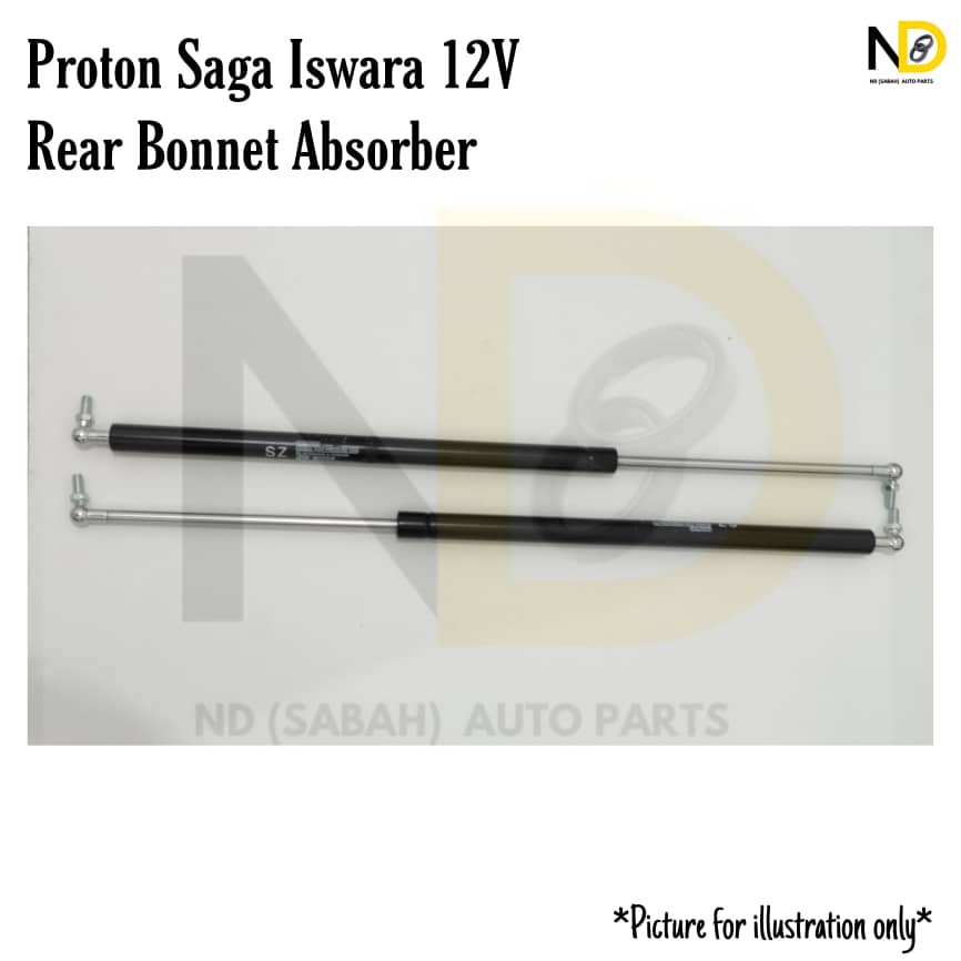 PROTON SAGA ISWARA 12V REAR BONNET ABSORBER (1SET 2PCS) | Shopee Malaysia