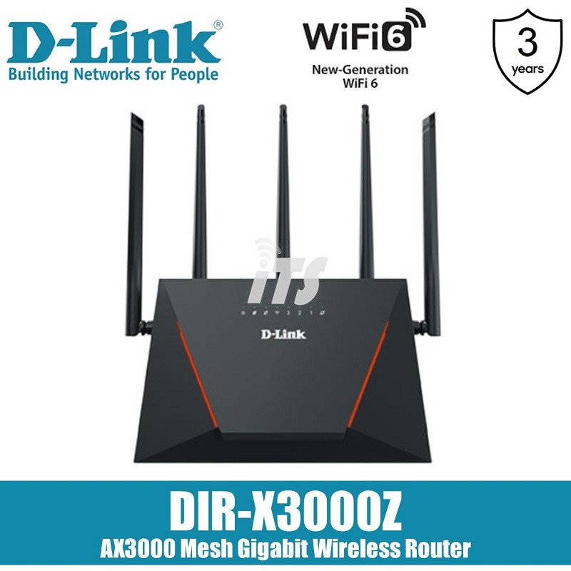 D-Link AX3000 Mesh Gigabit Wi-Fi 6 Router (DIR-X3000Z) | Shopee Malaysia