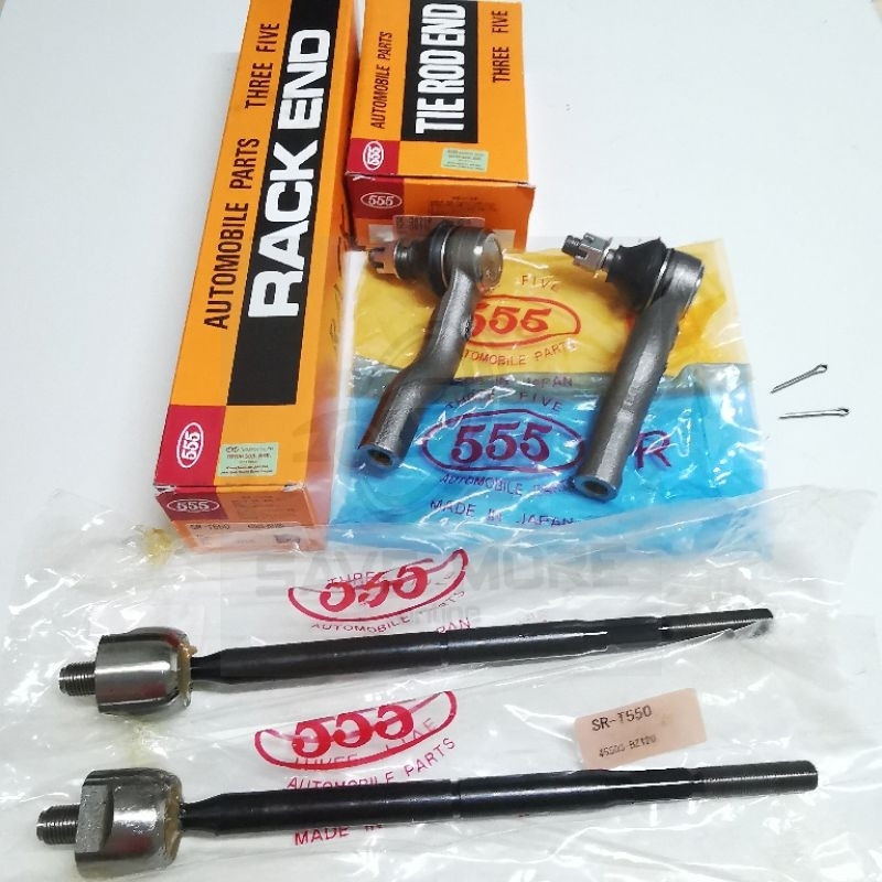 100% ORIGINAL 555 JAPAN TOYOTA AVANZA F651 F652 RACK END AND TIE ROD ...