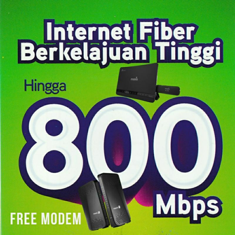 Maxis Home Fibre Unlimited Internet - Free Registration | Shopee Malaysia