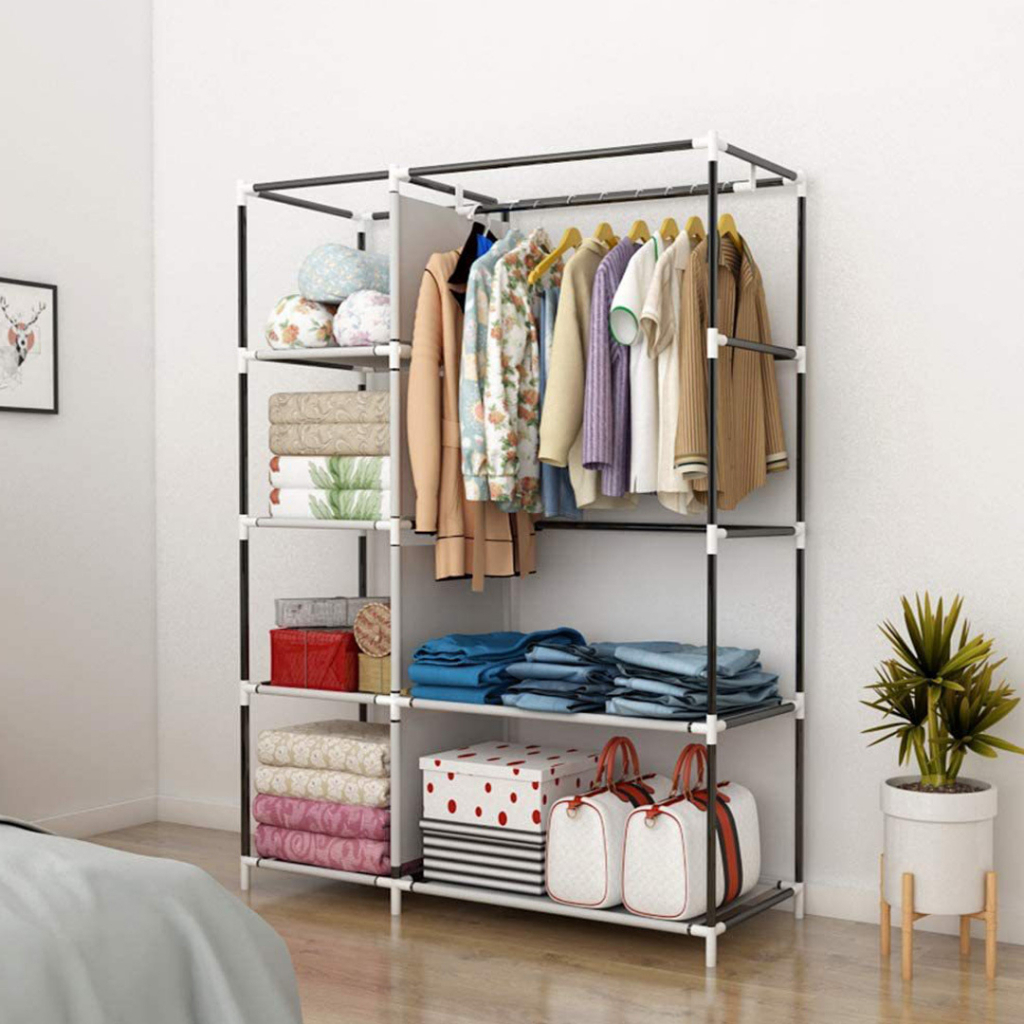 Kenzzo!!! Multifunctional Curtain Wardrobe / Organizer / Almari Baju ...
