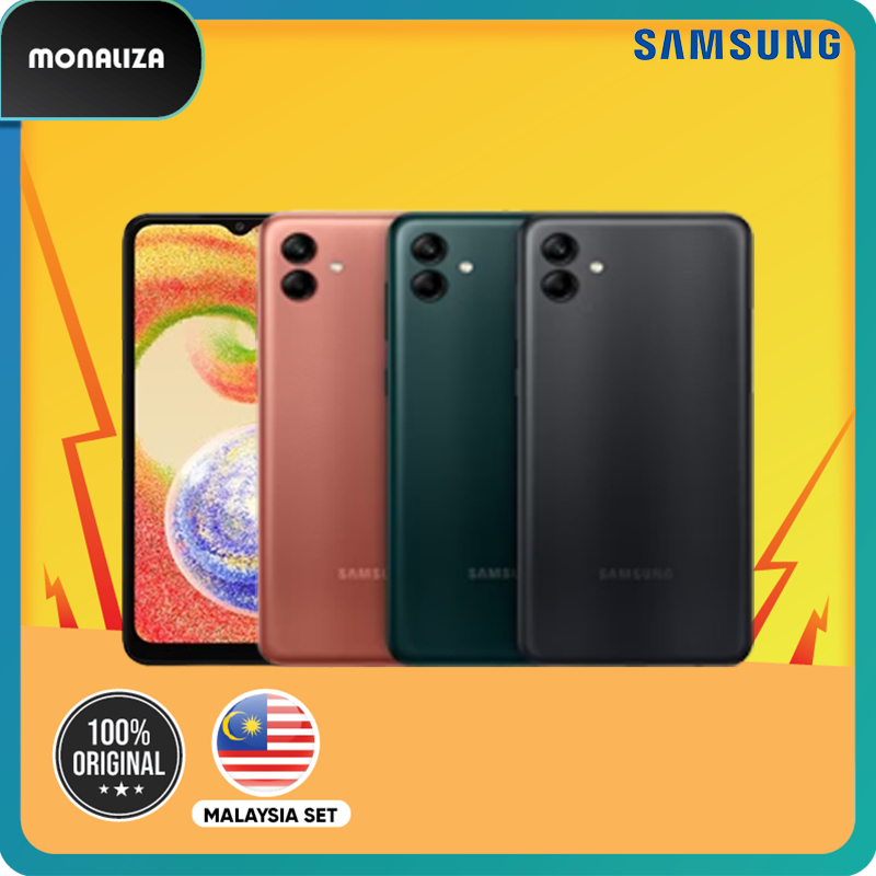Samsung Galaxy Smartphone A04 (3+32GB) Cooper/Green/Black | Shopee Malaysia