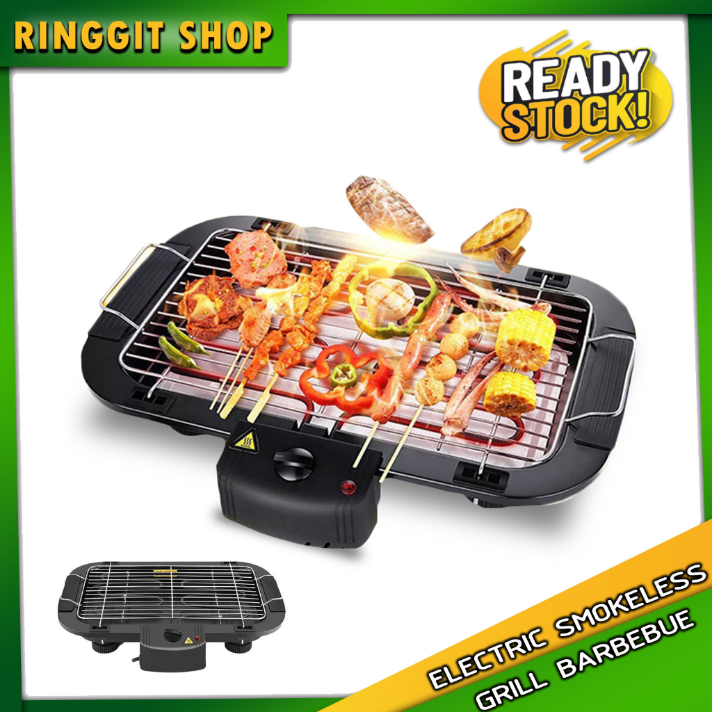 Ringgit Shop Electric Smokeless Grill Barbeque Korean BBQ Pan ...