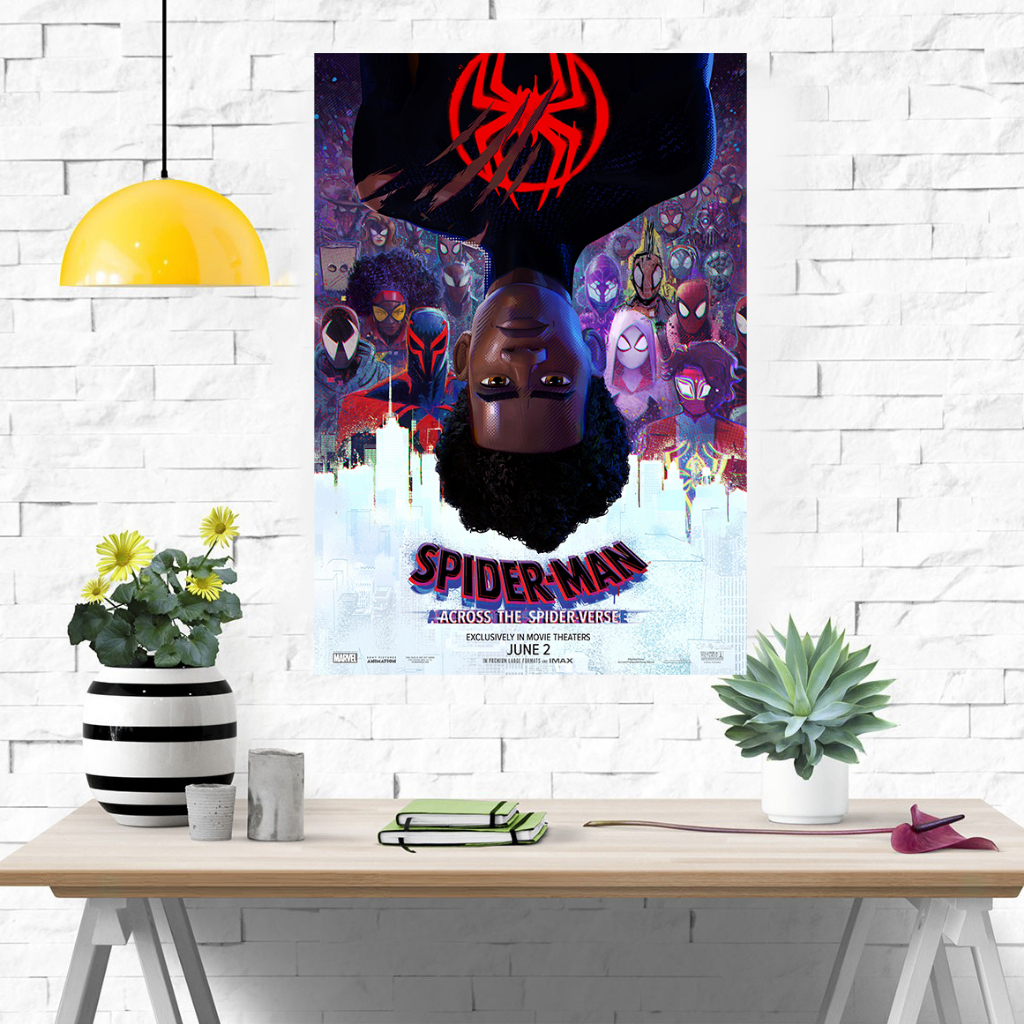 Spiderman Across The Spider Verse A3 Poster Or A3 Frame Wall Decoration ...