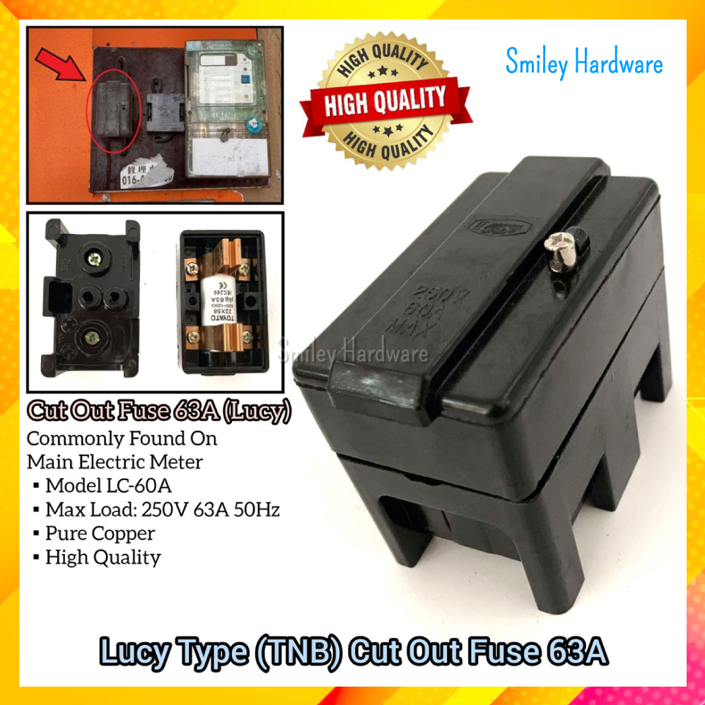 Lucy Type Cut Out Unite With 63A Fuse For TNB Main Switch House And ...