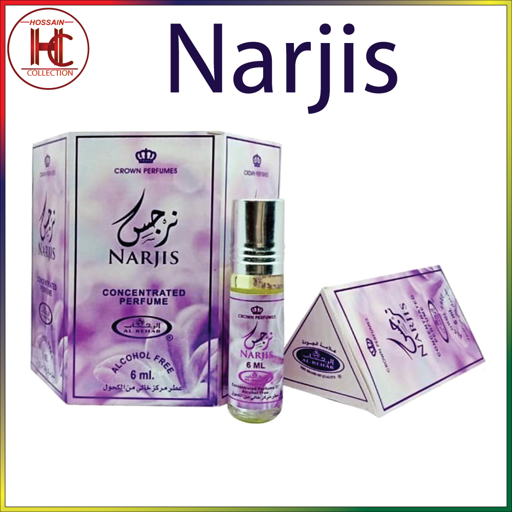 Narjis AL REHAB Perfume 100% Original (6ml 6pcs) Box Dubai/ Saudi Arabia | Shopee Malaysia