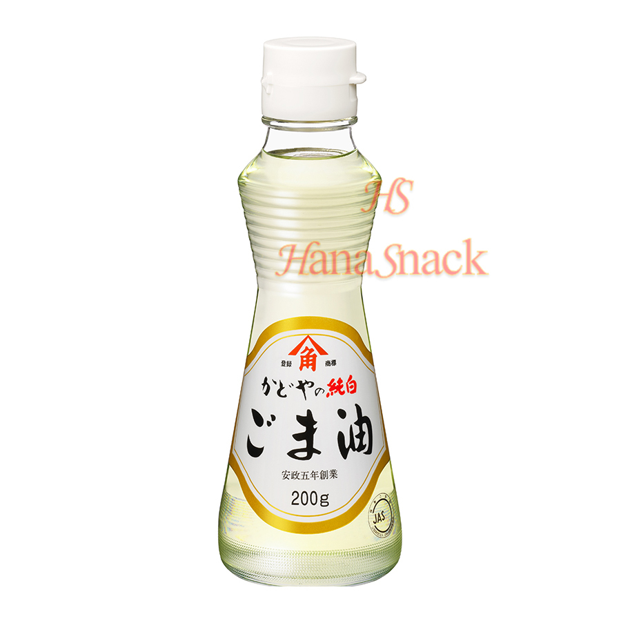 Kadoya Pure White Sesame Oil 200g | Kadoya Junpaku Goma Abura 200g ...