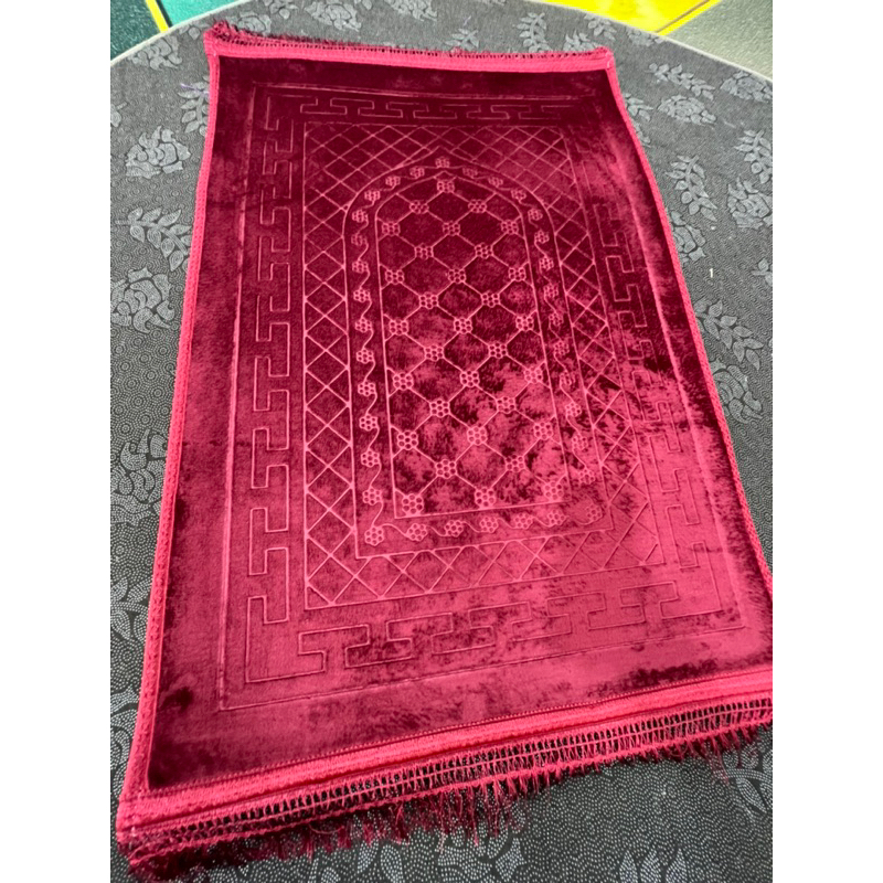 SEJADAH BALDU GEBU TEBAL / KING SIZE / prayer mat plan | Shopee Malaysia