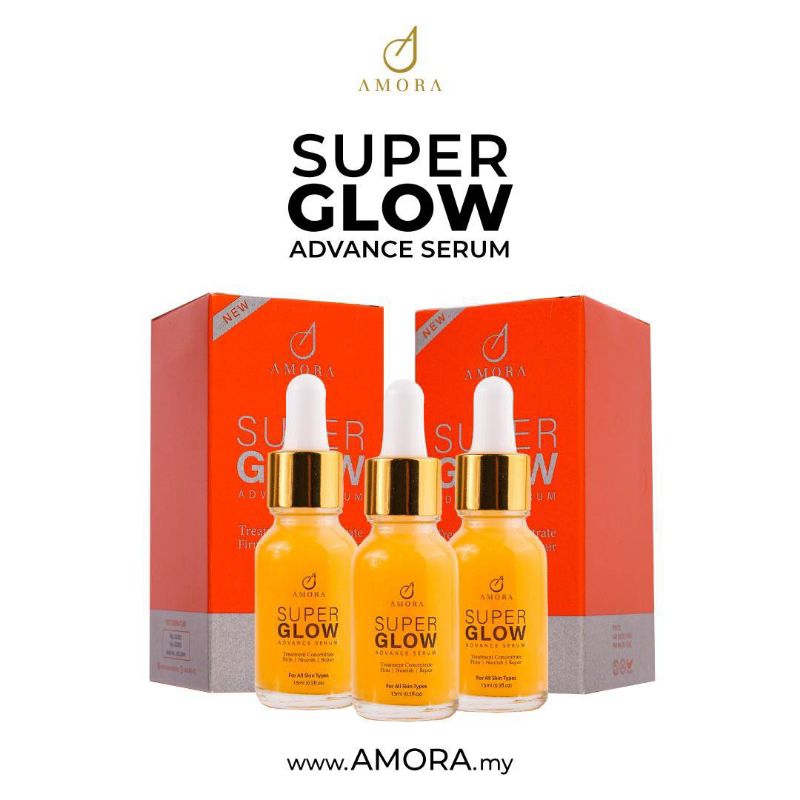 2023!! AMORA COSMETIC SUPER GLOW SERUM NEW PACKING 2023‼️ - Original HQ ...