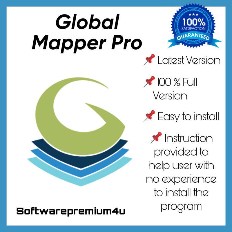 Global Mapper Pro 25.1.214 (2024) 🔥【Latest】🔥 | Shopee Malaysia