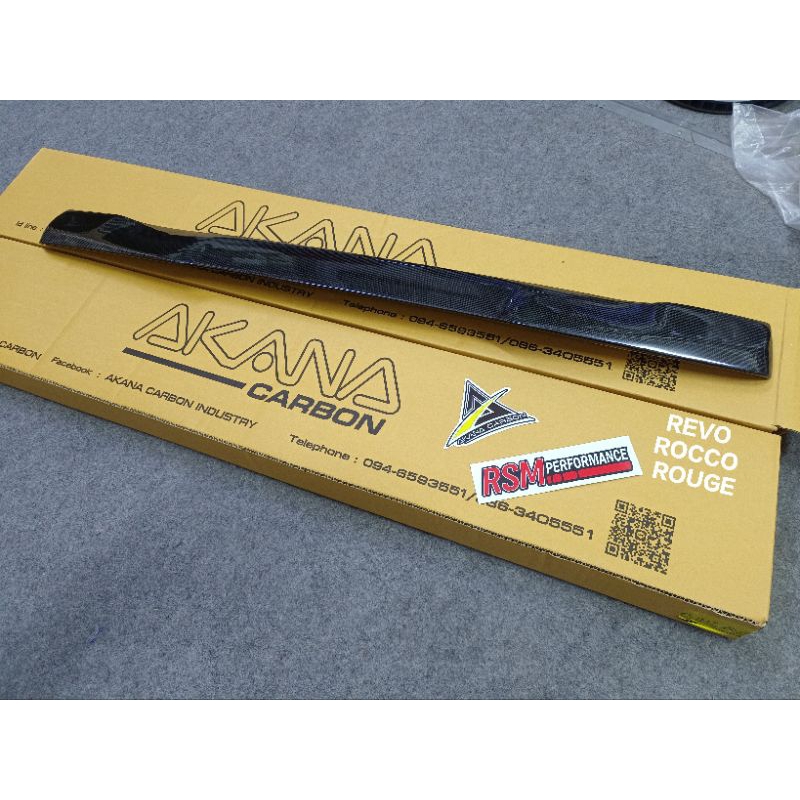 Akana rear carbon fiber batman spoiler Toyota hilux Revo Rocco Rouge 🇹🇭 ...
