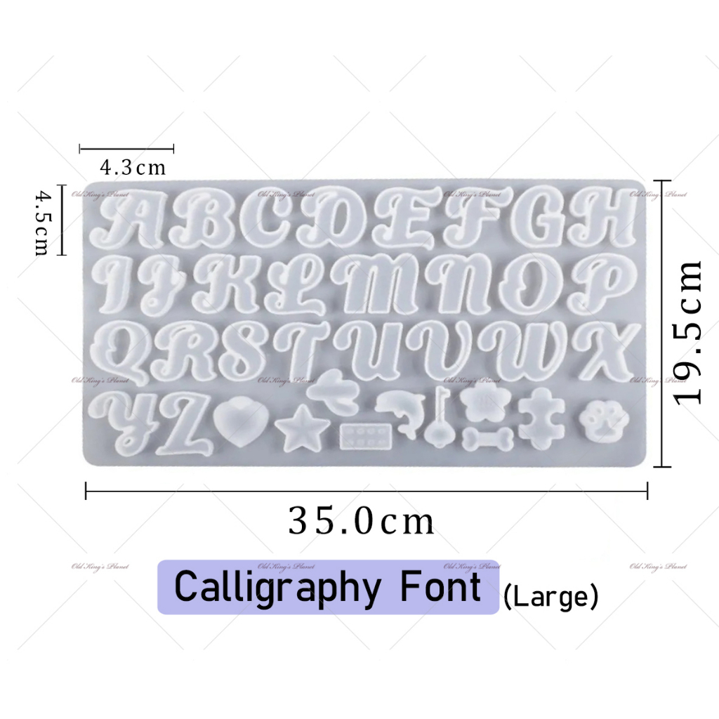Alphabet mold ABC resin mold silicone mold epoxy mold silicone resin ...