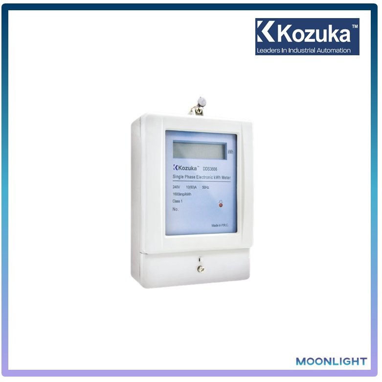 Kozuka Single Phase KWH Meter 60A (Digital / Analog) for Energy ...