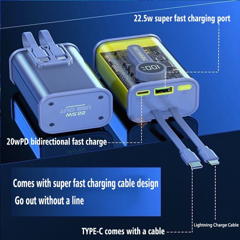Y188/Y168 Mini Powerbank 20000mah PD 22w Fast charging Original ...