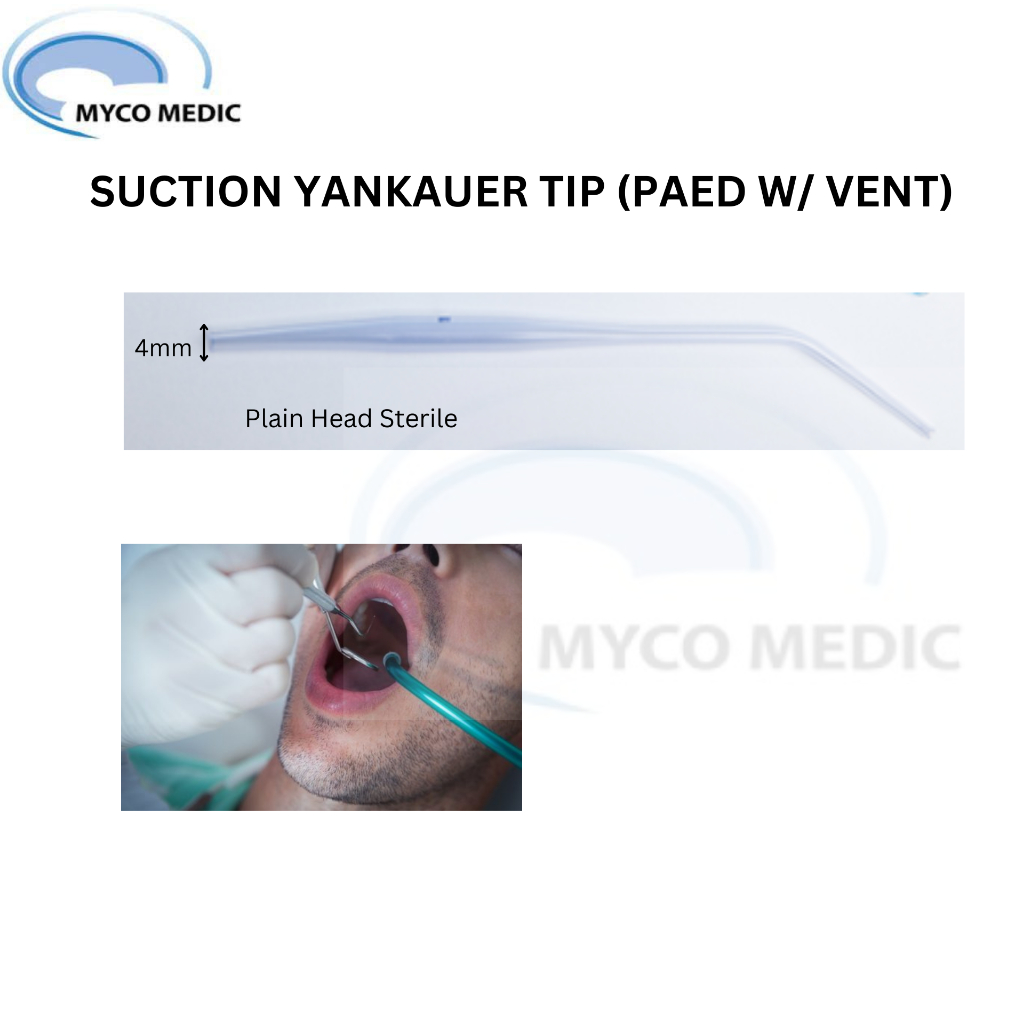 YANKAUER SUCTION TIP PAED W/VENT I STERILE I SINGLE USE | Shopee Malaysia