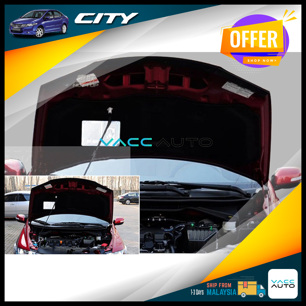 Honda City GM2 GM3 Front Bonnet Engine Cover Sound Proof Cover Hood ...