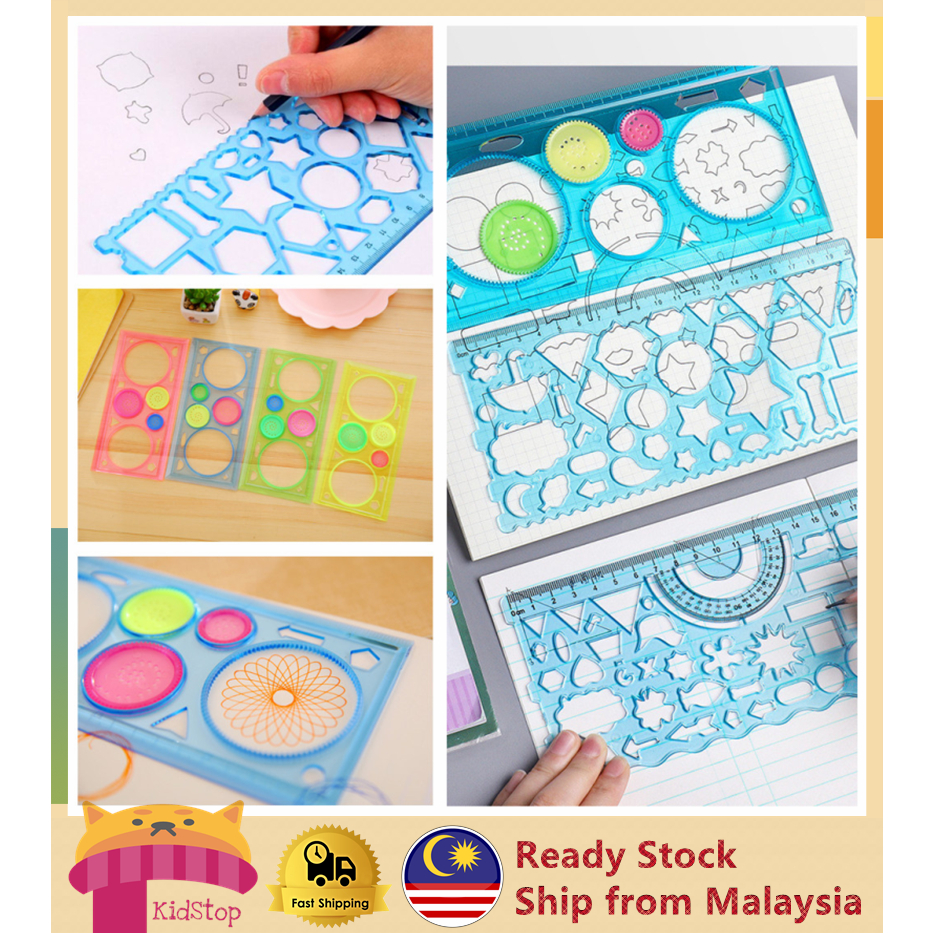 Colorful Design Ruler Stationery Drawing Ruler School Supplies Study ...