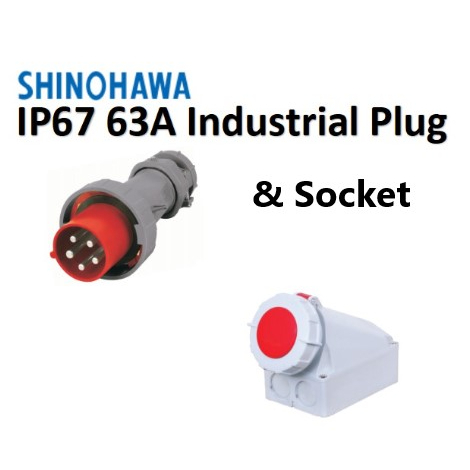 Shinohawa 63A 3Pin Plug & Socket (IP67) | Shopee Malaysia