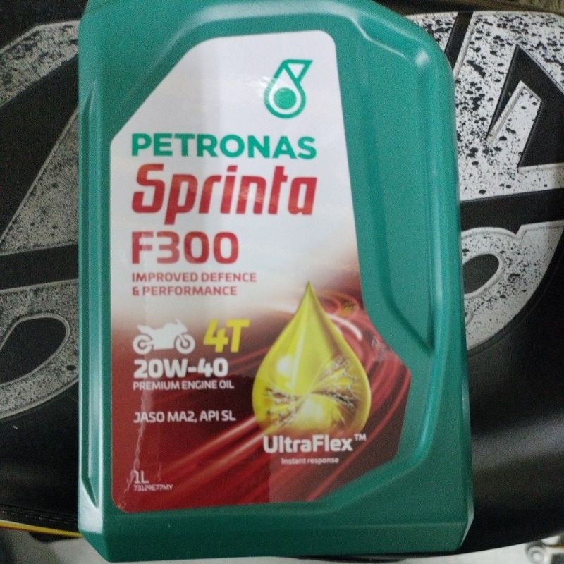 Petronas sprinta f300 20w-40 4T engine oil minyak hitam | Shopee Malaysia