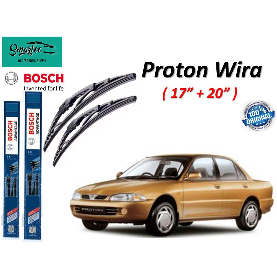 Bosch Advantage Wiper Blade For Proton Wira ( 17" + 20" ) | Shopee Malaysia