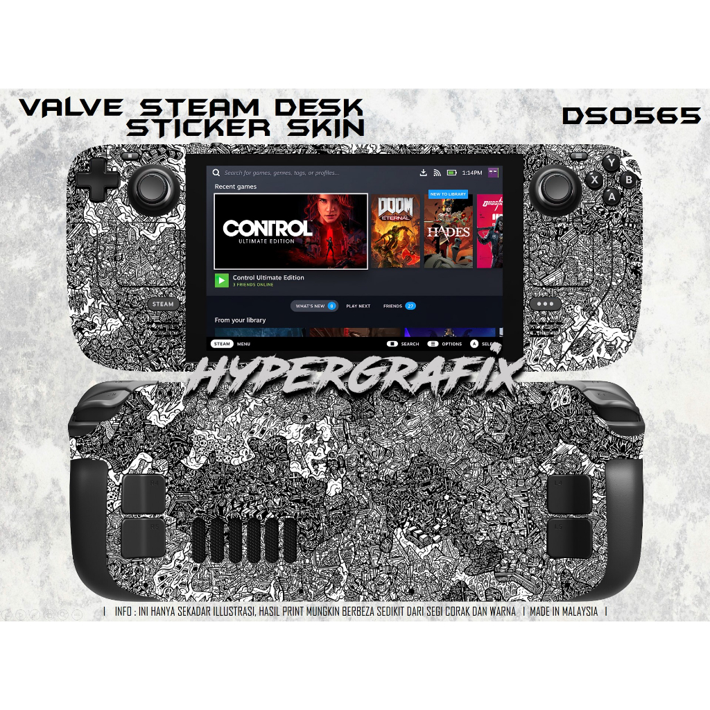 Steam Deck Sticker Skin 0565 | Shopee Malaysia