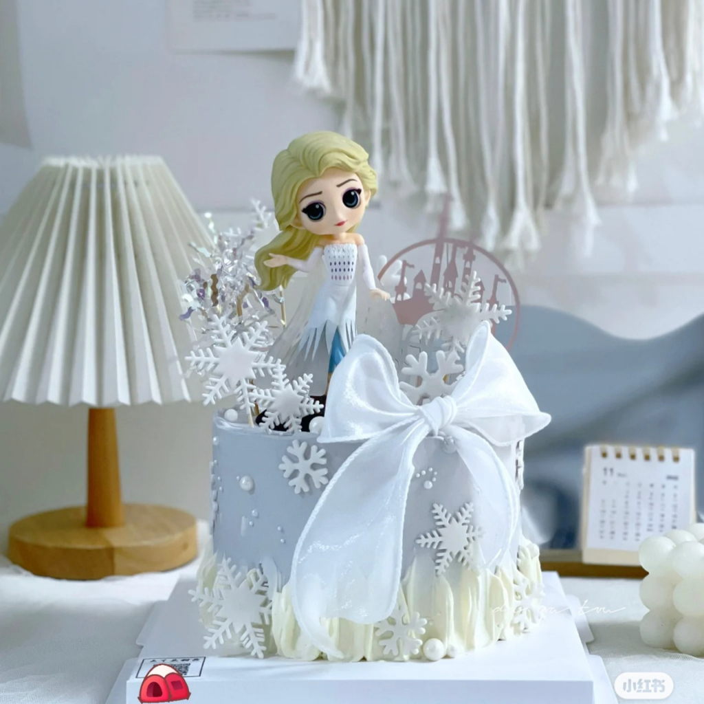 [WAWA] Frozen elsa anna olaf princess cake decoration topper 冰雪奇缘 爱莎 安娜 公主蛋糕摆件 | Shopee Malaysia