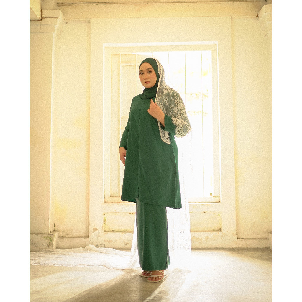 Dian Signature Ako Meriam Button Kurung Plus Size | Shopee Malaysia