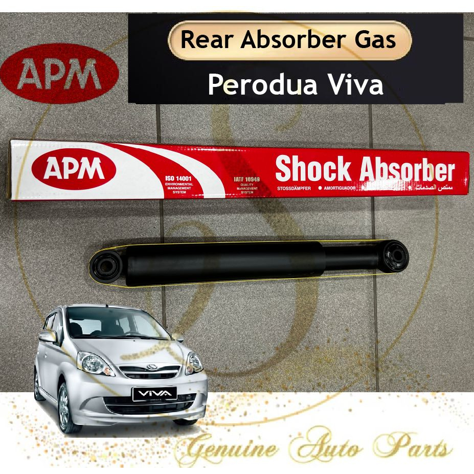 (100% ORIGINAL) APM PERODUA VIVA REAR ABSORBER GAS BELAKANG ABSORBER ...