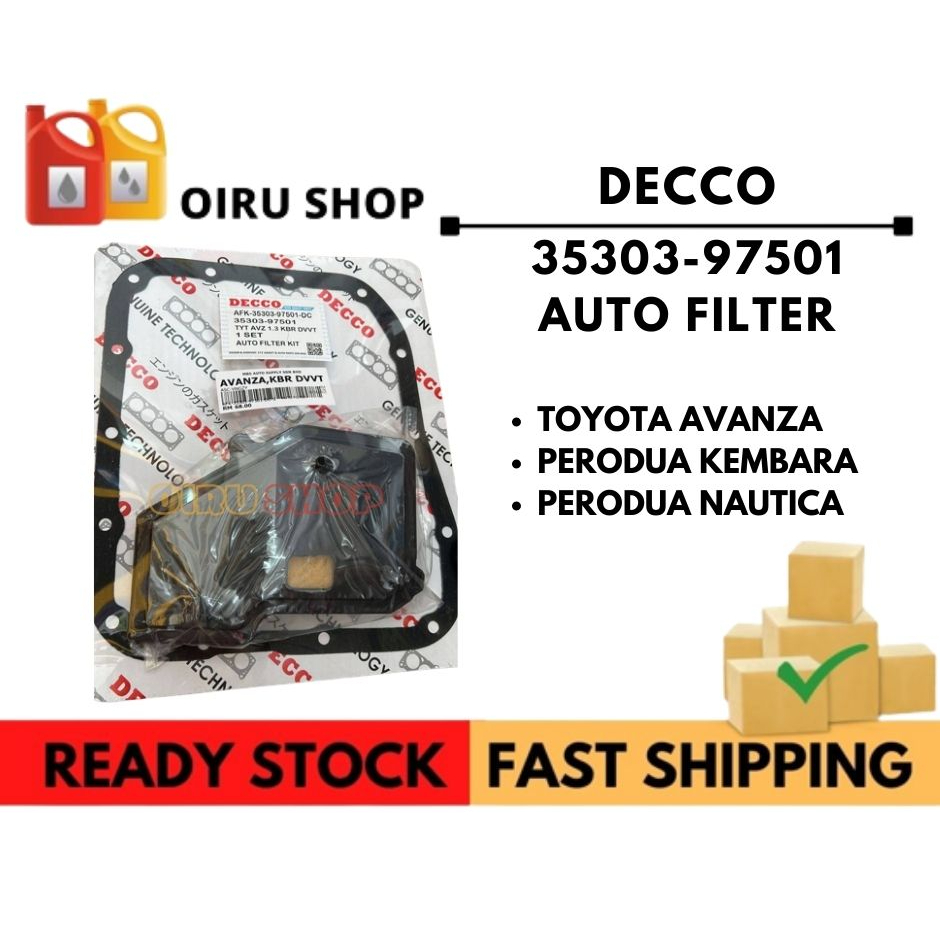 Auto Filter Penapis Minyak Auto AFK-35303-97501 Toyota Avanza Perodua ...