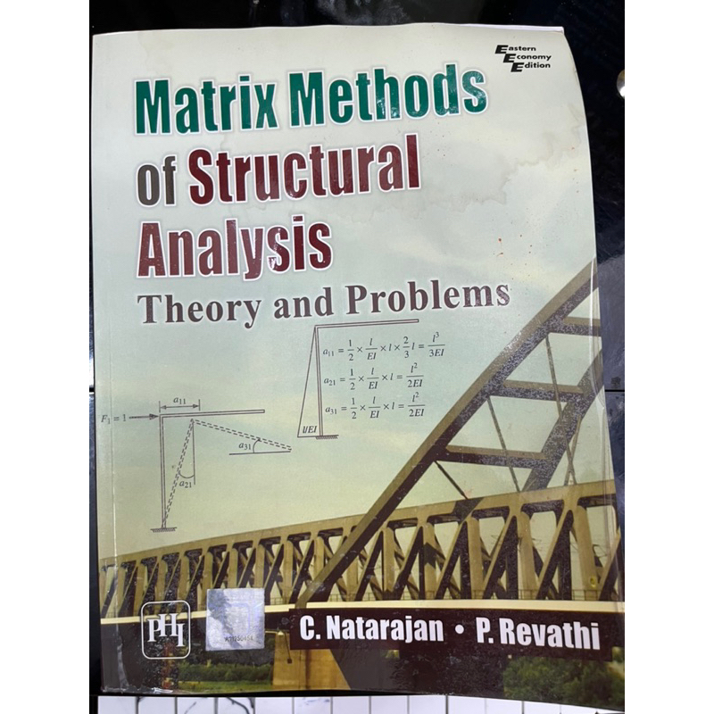 Matrix Methods of Structural Analysis Theory and Problems | Shopee Malaysia