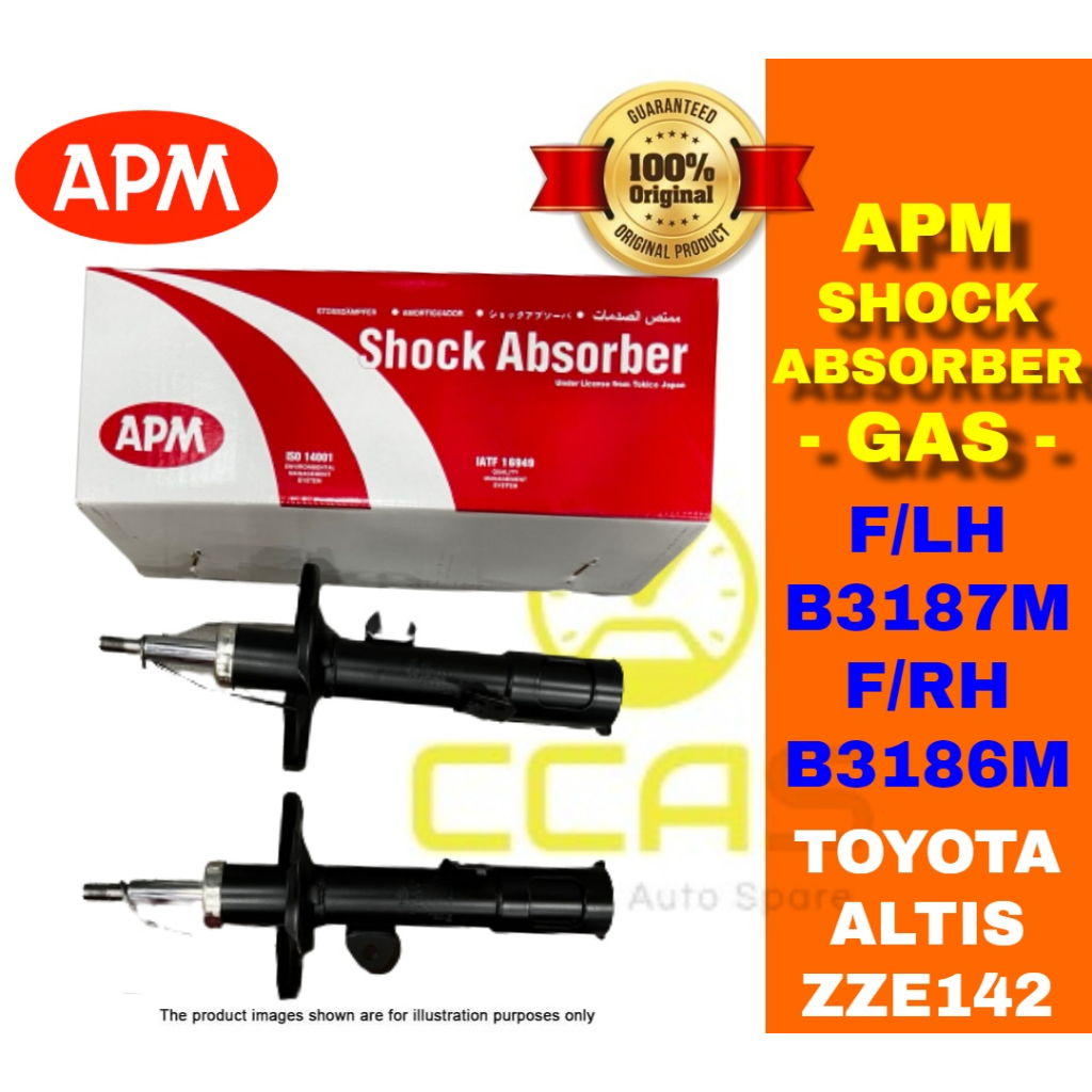 ( 100% ORIGINAL APM ) HIGH QUALITY APM FRONT ABSORBER GAS SHOCK TOYOTA ...