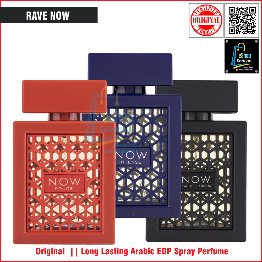 Rave Now Rouge / Rave NOW INTENSE / RAVE NOW RAVE ALL PERFUME FOR MEN ...