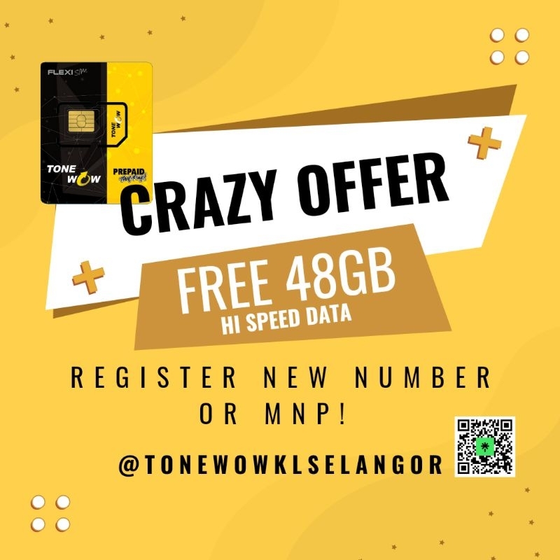 Unlimited Internet 10Mbps Tone WOW (Self-Register) | Shopee Malaysia