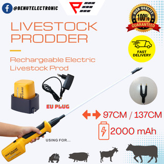 VETPLUS Rechargeable Livestock Prod Animal Prodder Cattle Prod Electric ...