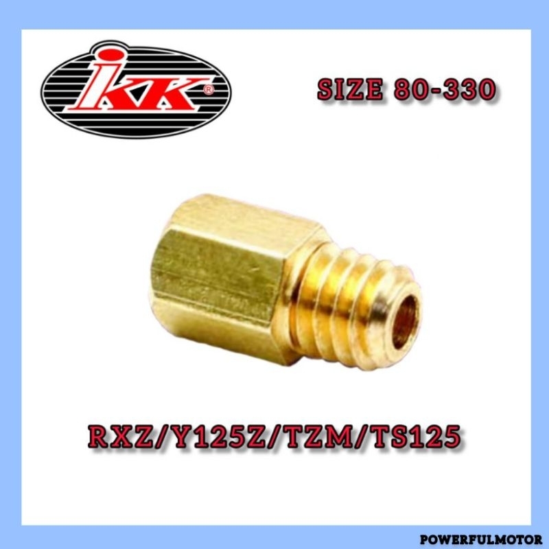 IKK MAIN JET RXZ/Y125Z/TZM/TS125 SIZE 80-330 IKK 100% ORIGINAL | Shopee ...