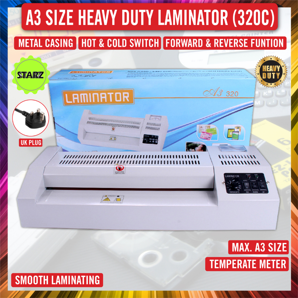 Heavy Duty A3 Size Laminator Machine A3 Mesin Laminate Metal Casing
