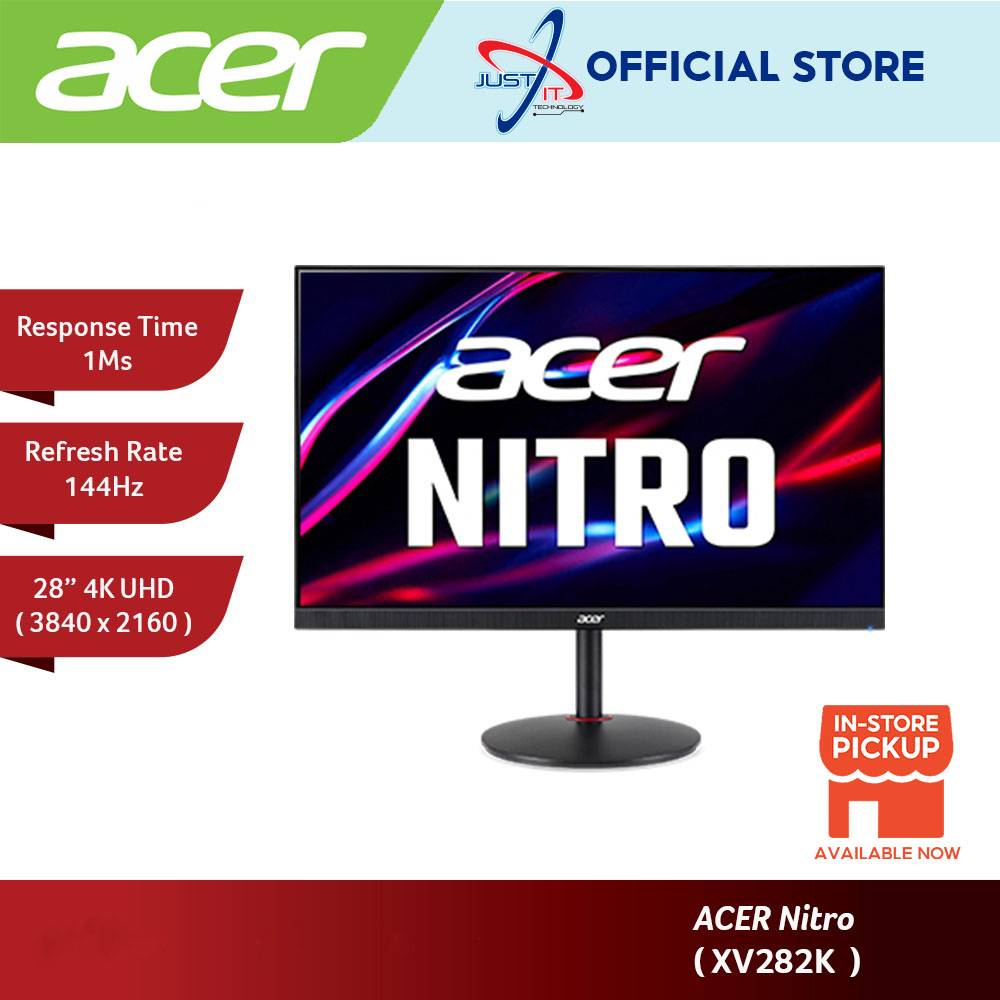 Acer Nitro (XV282K / XV282K KV) 28" IPS 4K UHD 1Ms 144Hz AMD FreeSyncTM ...
