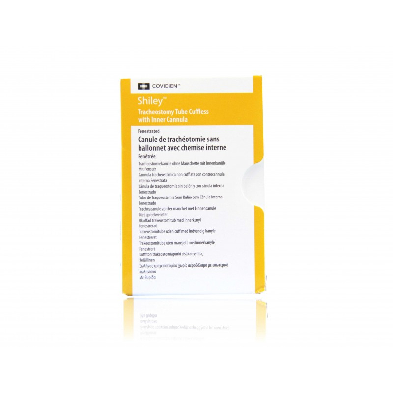 COVIDIEN Shiley Fenestrated Tracheostomy Tubes, Cuffless with Inner ...
