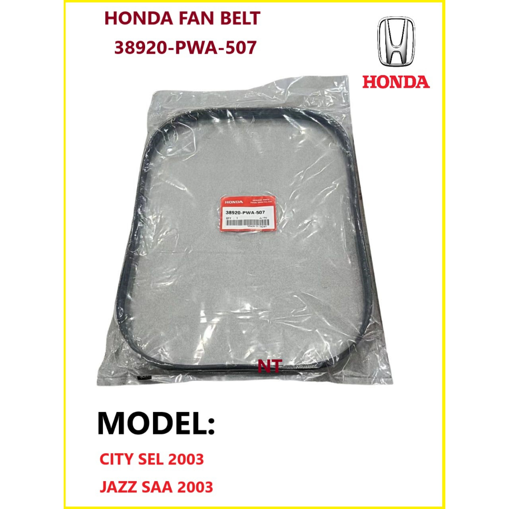 ( 100% ORIGINAL ) HONDA CITY SELL JAZZ SAA FAN BELT ( MADE IN JAPAN ...