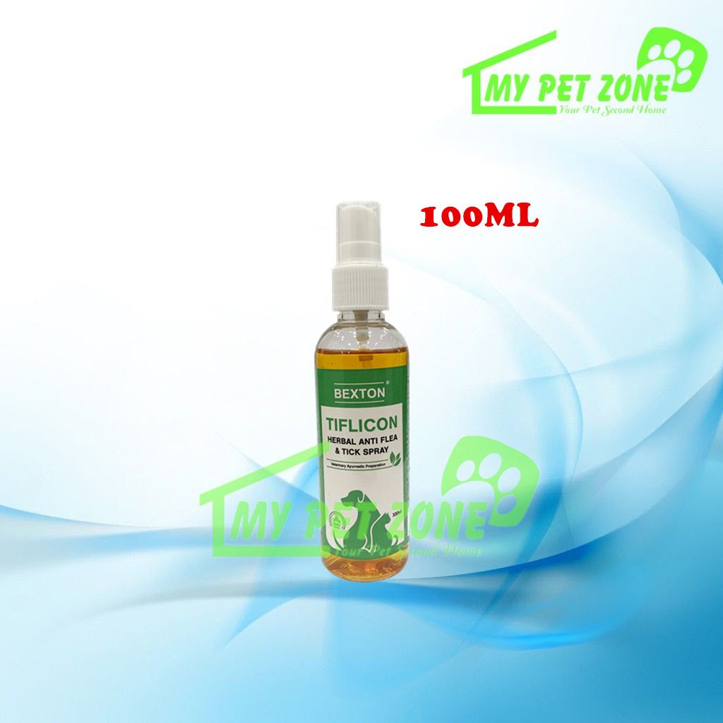 Bexton Tiflicon Herbal Anti Flea & Tick Spray for Dog & Cat 100ML ...