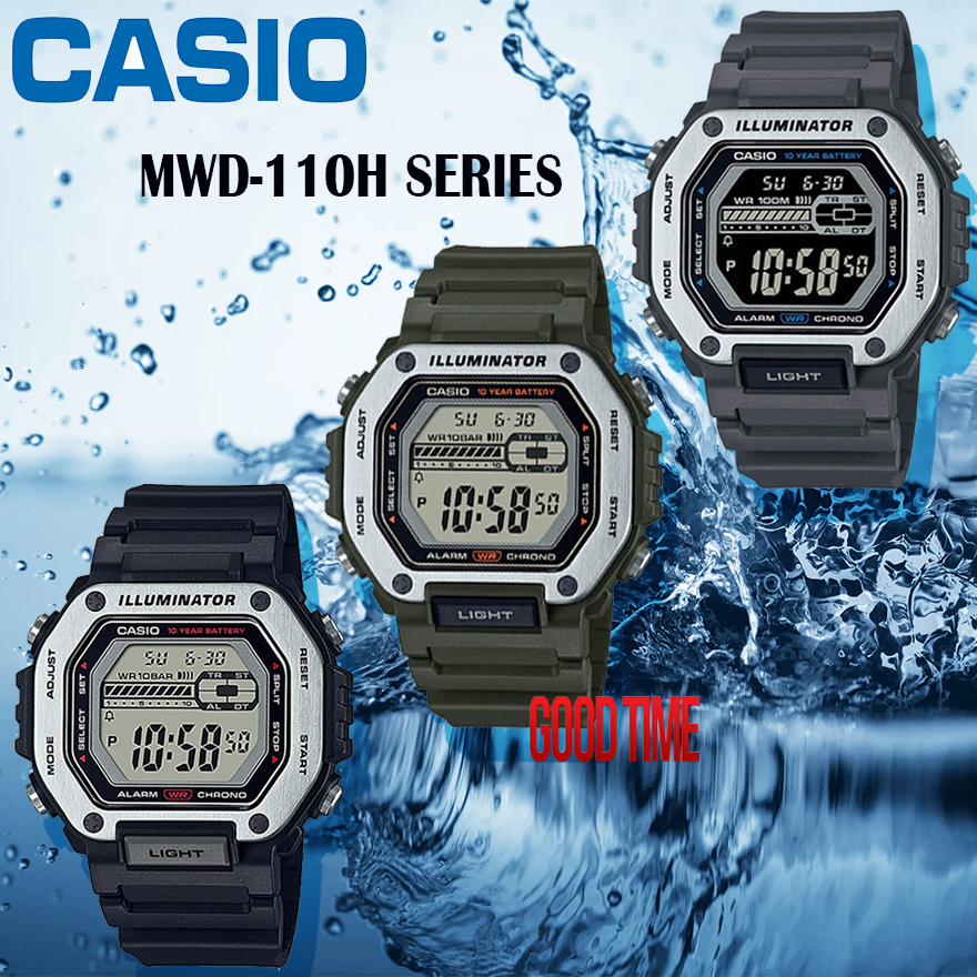 *100% Authentic* Casio MWD-110H Digital Men's Watch Jam Tangan Lelaki ...